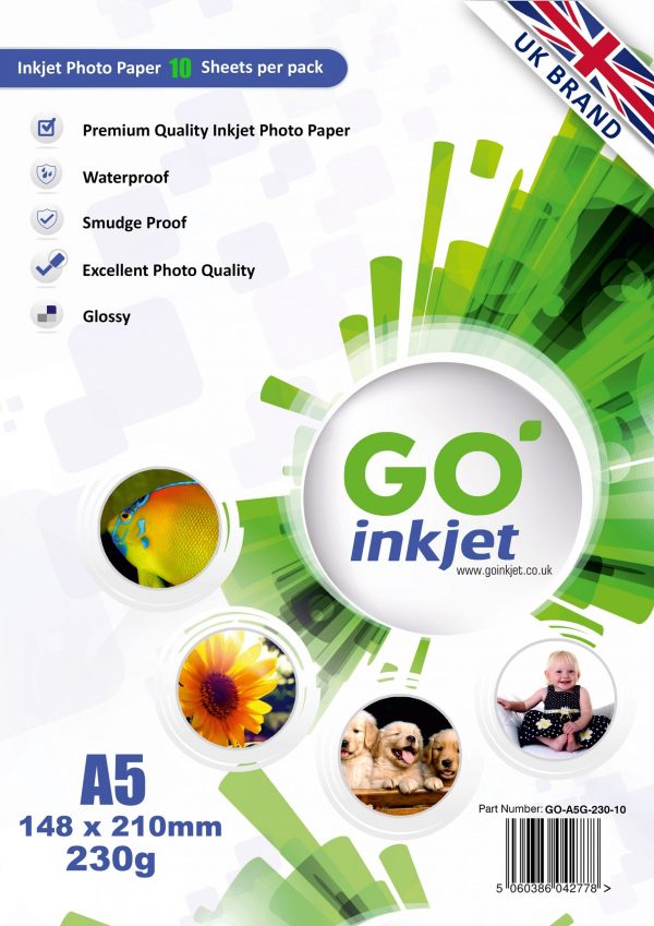GO Inkjet - Photo Paper, Ink Cartridges, Refill Kits